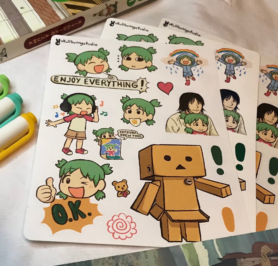 Yotsuba Koiwai Sticker Sheet | Yotsuba&! - Etsy