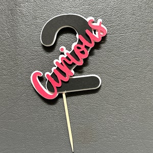 Two Fast 2 Curious, 2 Fast Two Curious Cupcake Topper, Car Cupcake ...