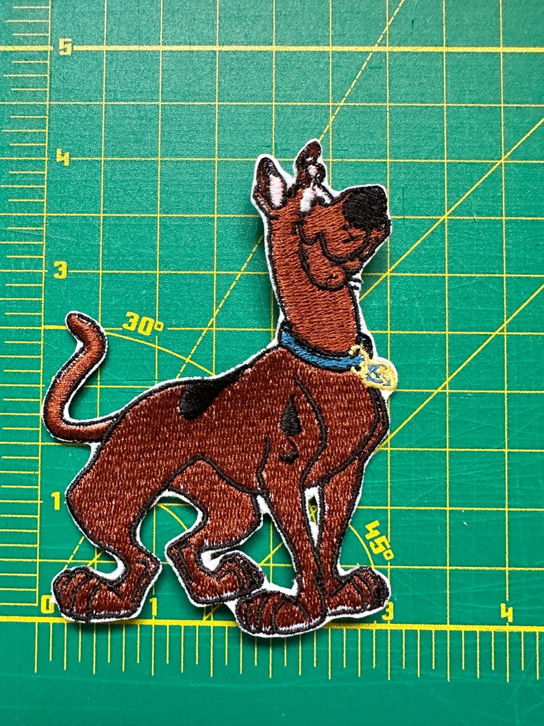 Cartoon Character Scoby Dog, Embroidery Patch- Iron On, Sew - Etsy
