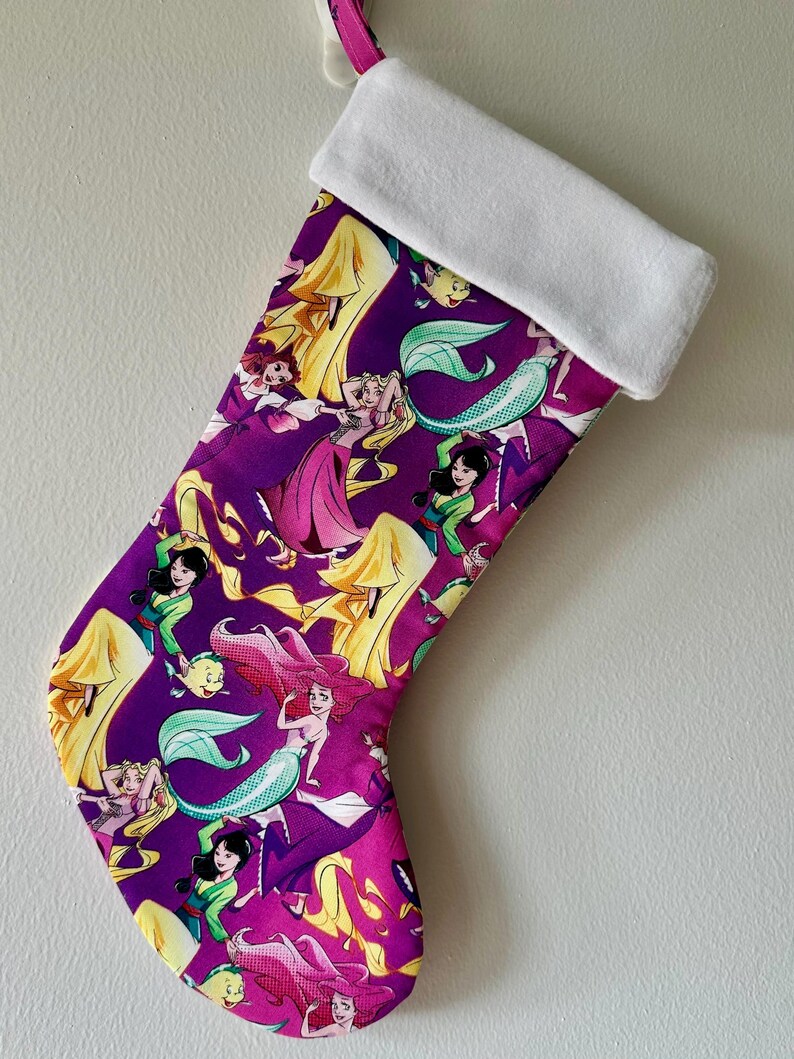 Personalized Princess Christmas Stocking, Kids Gifts, Other Sizes ...