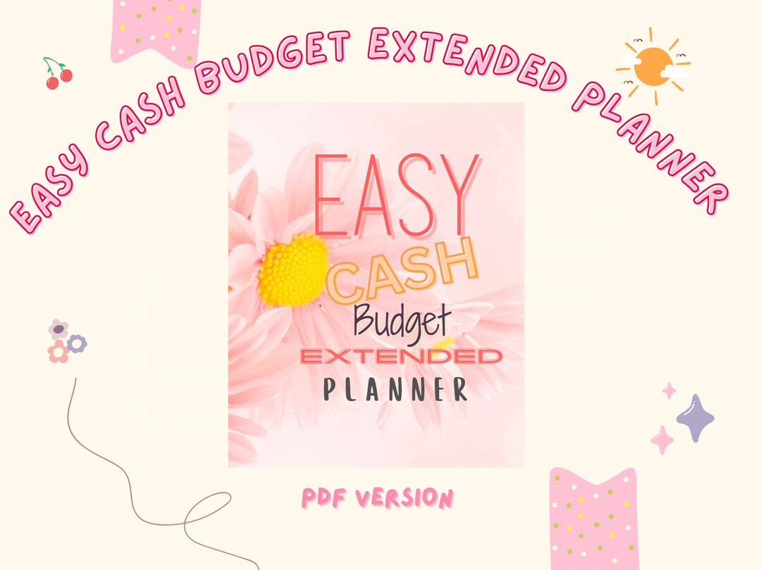 Easy Cash Budget Extended Bi-weekly Planner, Printable, Budget by ...