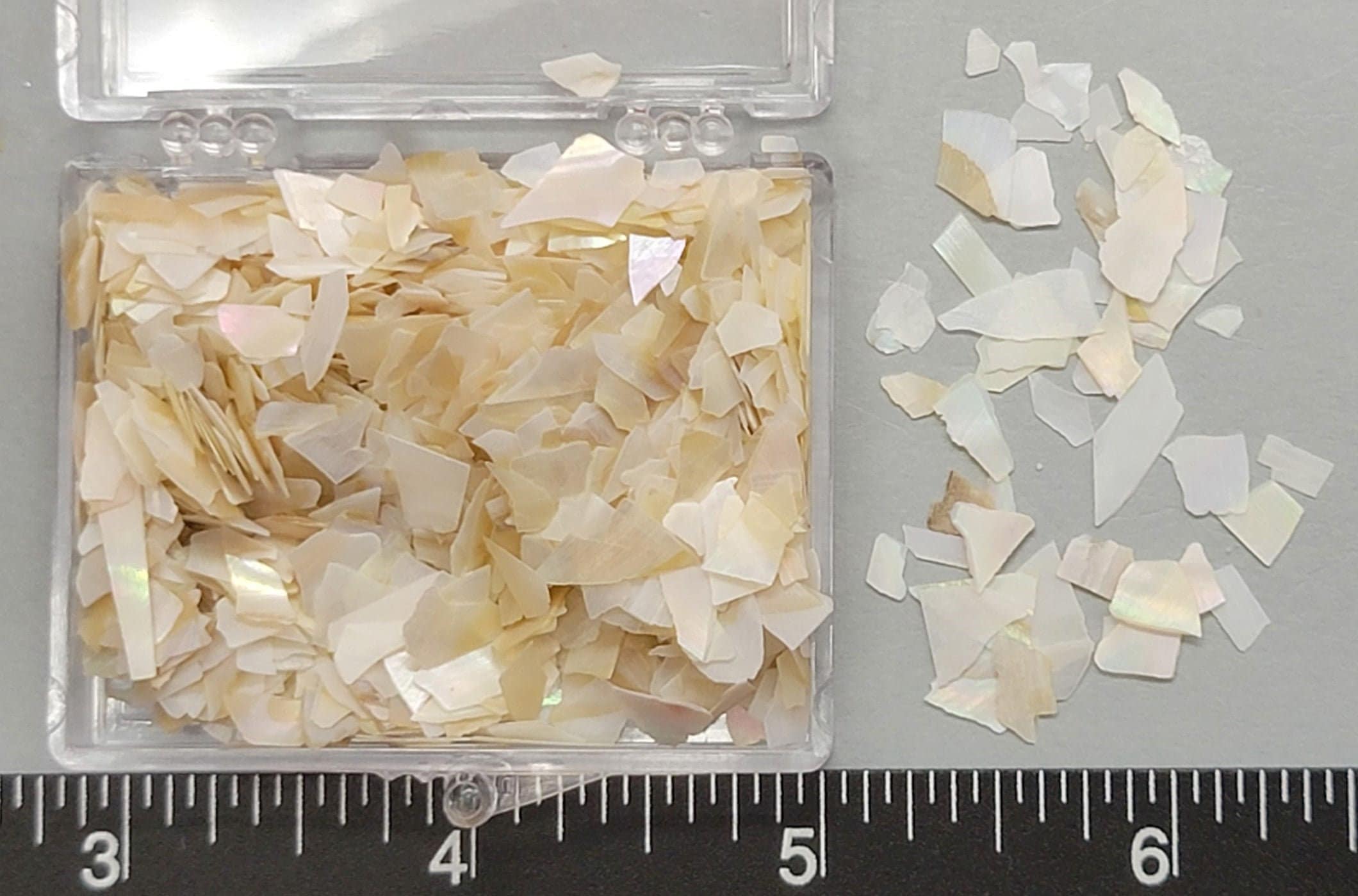 Very Thin Iridescent Tiny Mother of Pearl Flakes 2mm to - Etsy