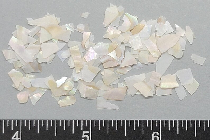 Very Thin, Iridescent, Tiny Mother of Pearl Flakes - 2mm to 15mm - 1.75 ...