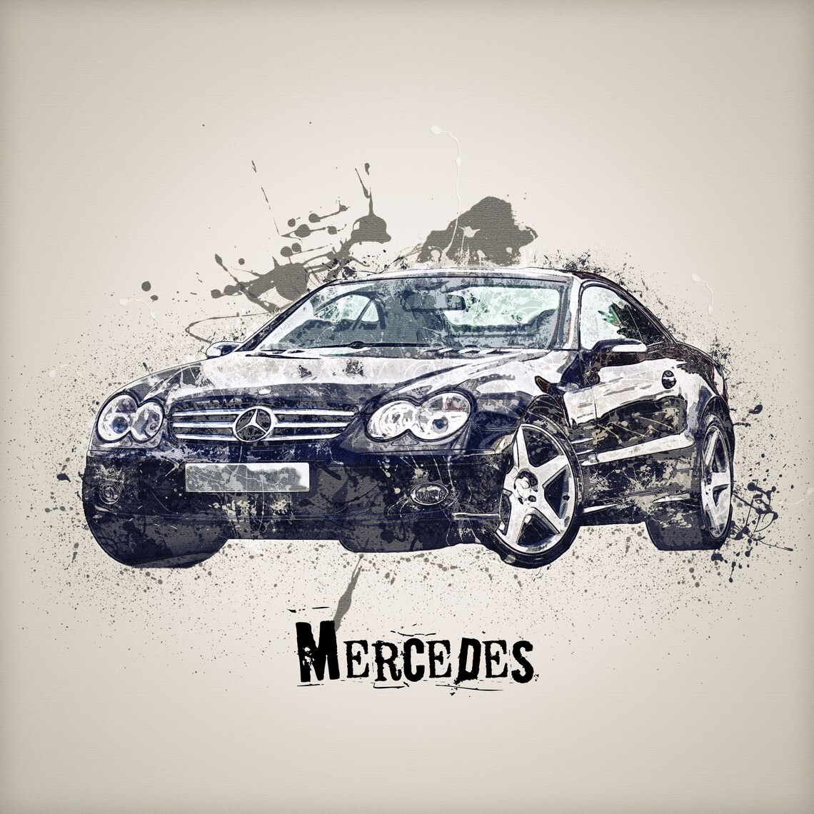 Custom Car Portrait From Your Photo (DIGITAL) | Car Art | Car Lover ...