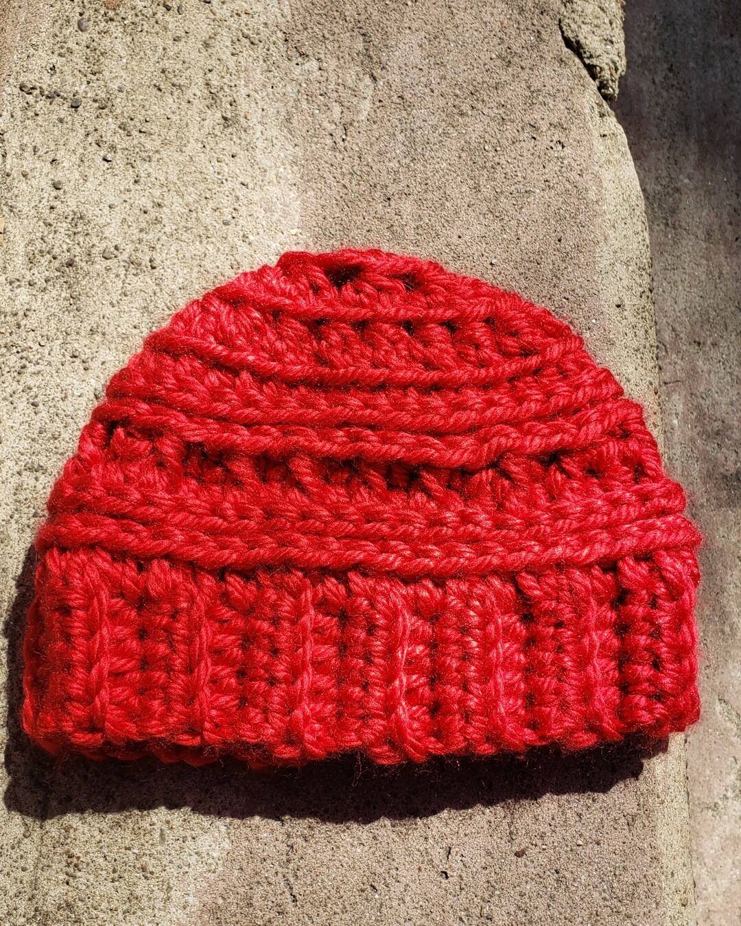 Wool-alternative Beanie Hat sanguine - Etsy