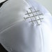 Cardinals Cap Pope Priest Hat Pastor Cross White Silver Jerusalem Holy ...