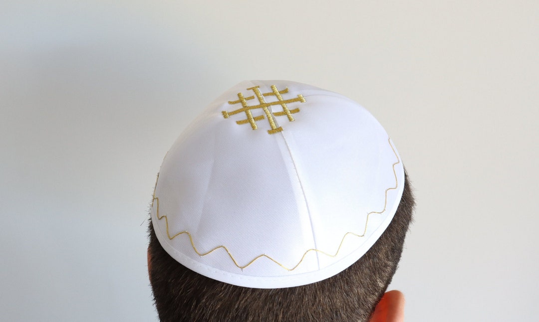 Cardinals Cap Pope Priest Hat Pastor Cross White Gold Jerusalem Holy ...