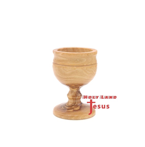 Olive Wood Chalice Cup Authentic Communion Wine Hand Made - Etsy