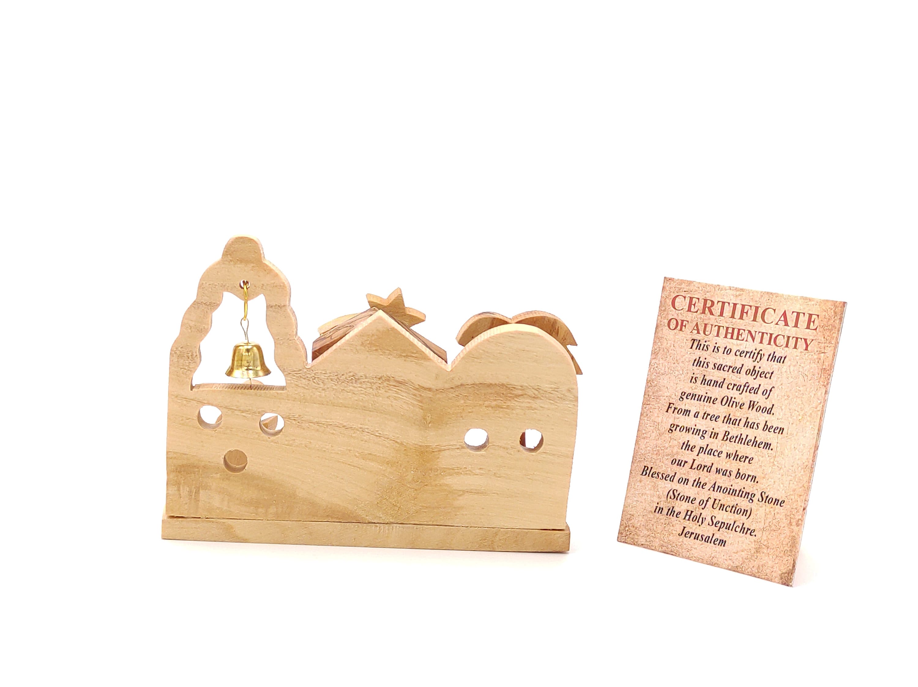 Nativity With Certificate Set Hand Made Olive Wood From - Etsy