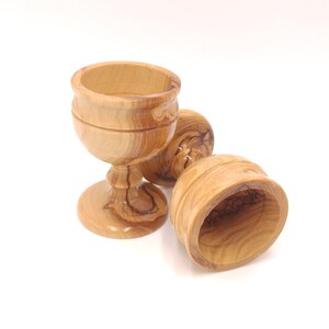 Olive Wood Chalice Cup Authentic Communion Wine Hand Made Olive Wood ...