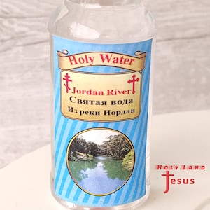 Holy Water From Jordan River Holy Land Blessed Bottle From Jordan River ...