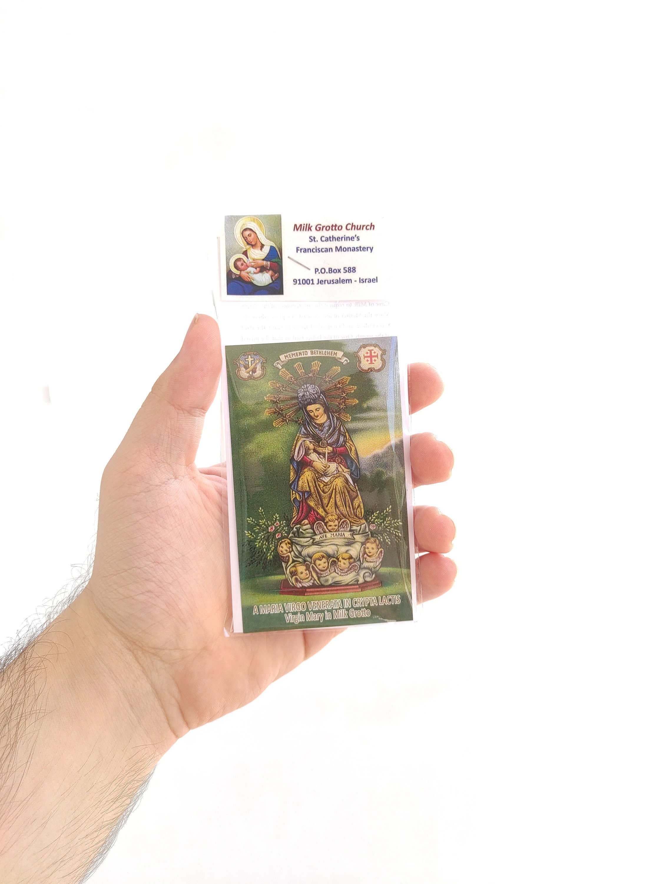 Milk Grotto Rock Powder From Milk Church Holy Land Bethlehem Virgin ...