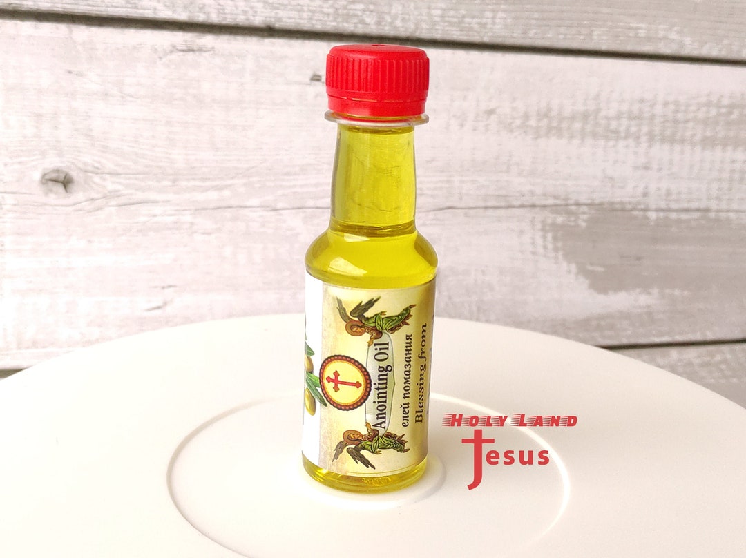 Olive Oil Anointing Holy Land Virgin Hand Made Jerusalem Blessed ...