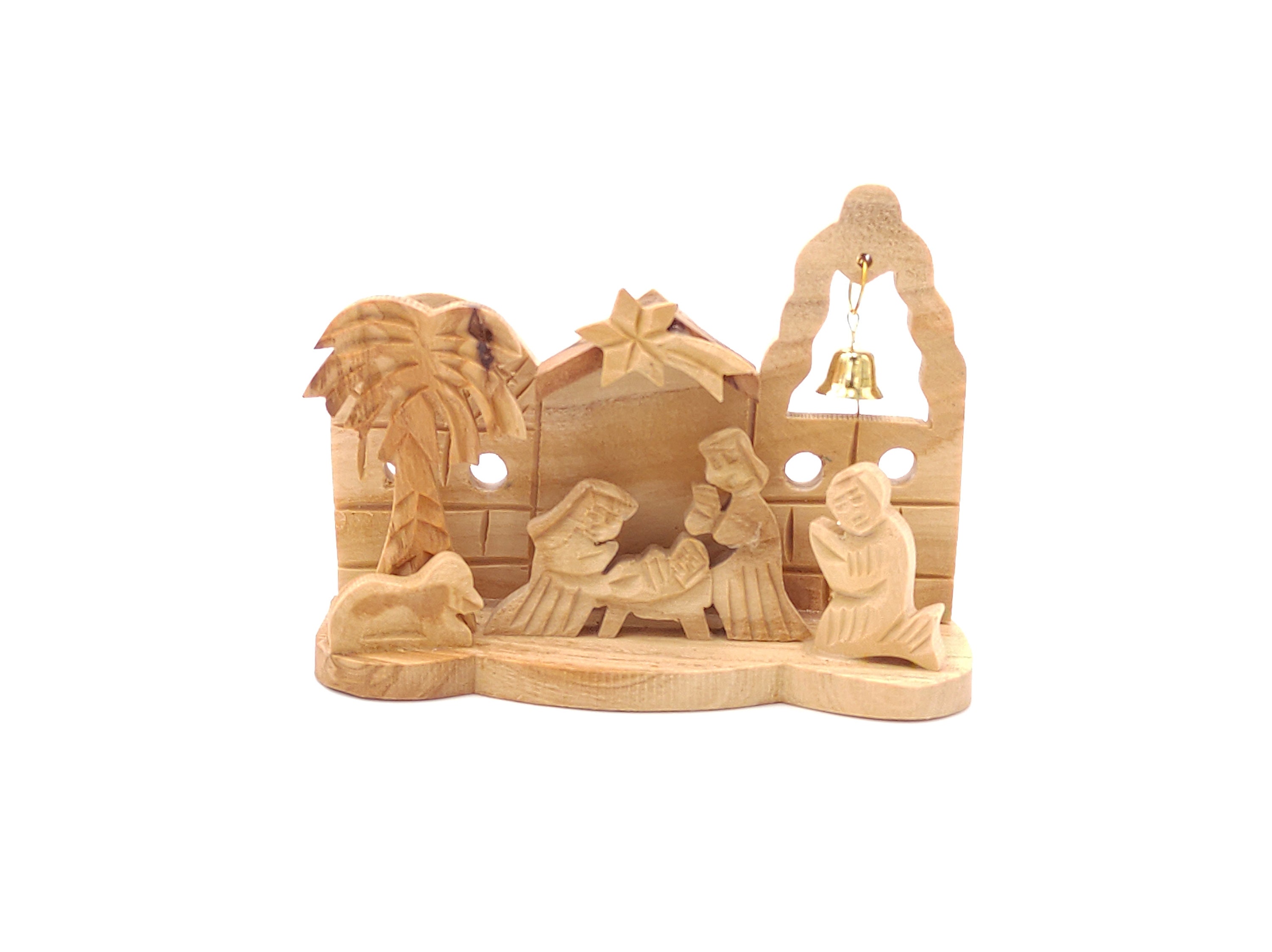Nativity With Certificate Set Hand Made Olive Wood From - Etsy