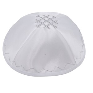 Cardinals Cap Pope Priest Hat Pastor Cross White Silver Jerusalem Holy ...