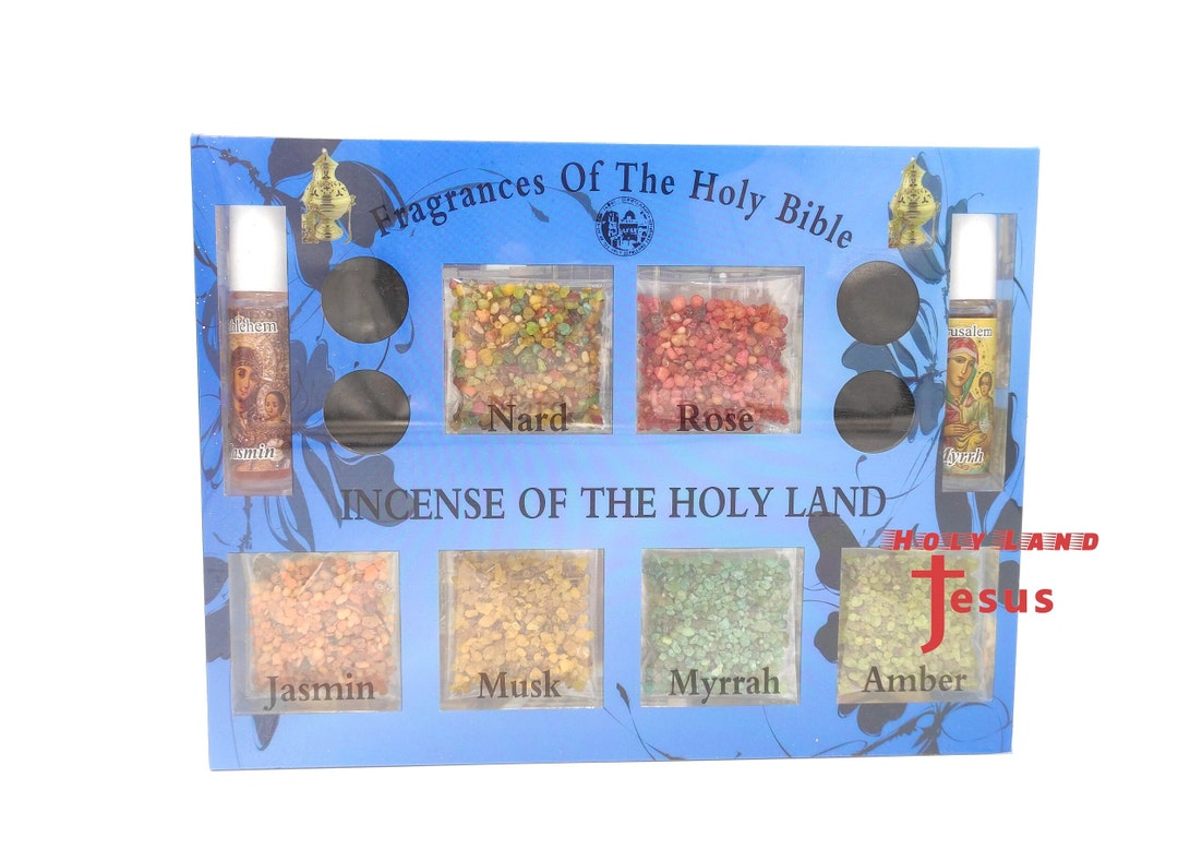 Incense Anointing Oil Set Mix Fragrances of Holy Bible Nard Rose Jasmin ...