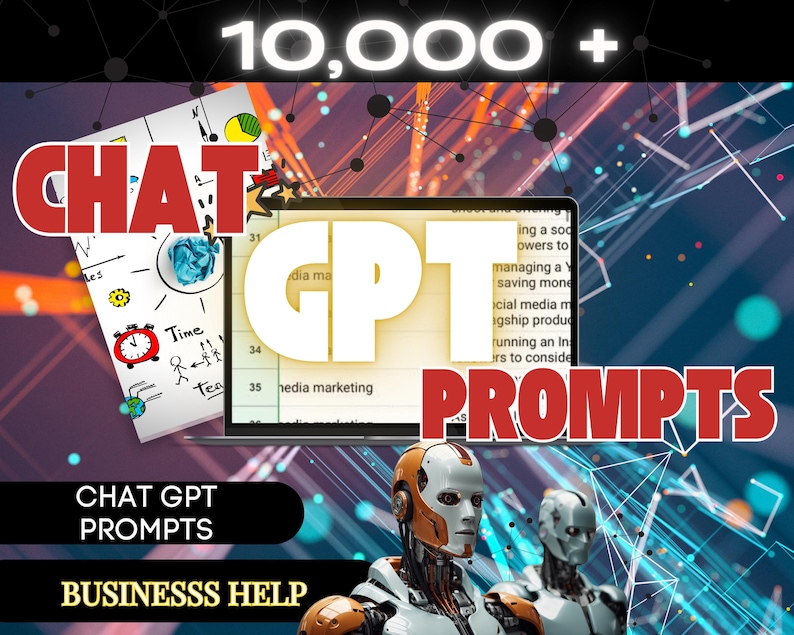 10,000 Chat GPT Prompts for Social Media Marketing = Ready to Use for a ...