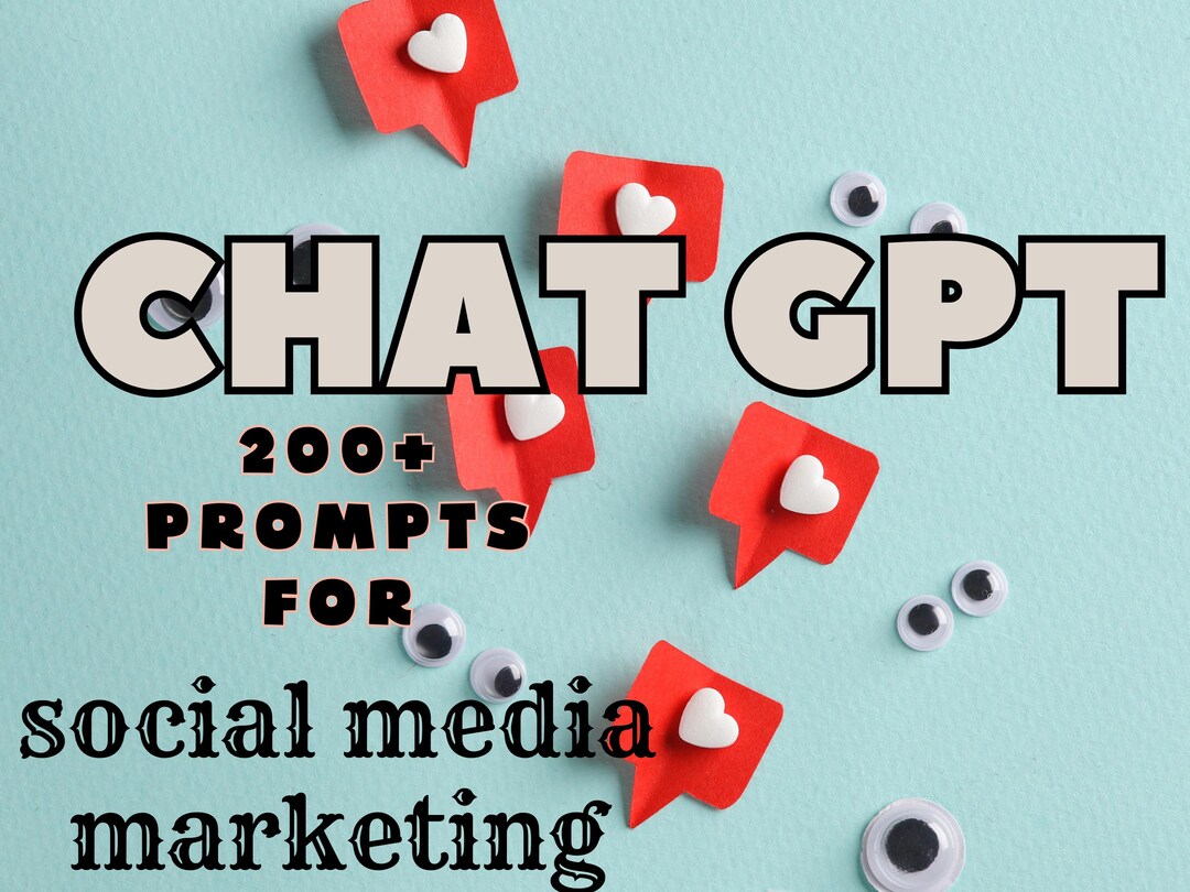 Chat GPT Prompts for Social Media Marketing -200 + Ready to Use for a ...