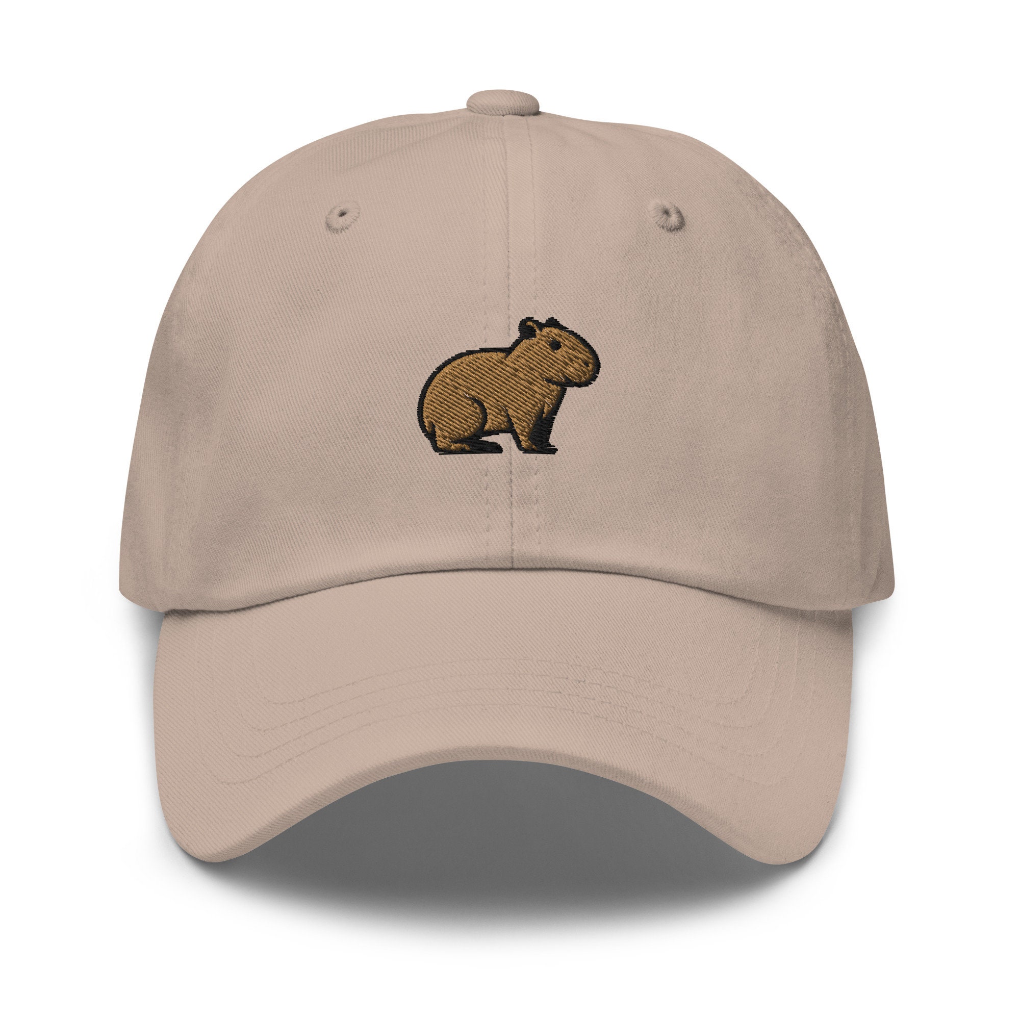Capybara Baseball Cap, Embroidered Capybara 6 Panel Dad Hat, Fun Capy ...