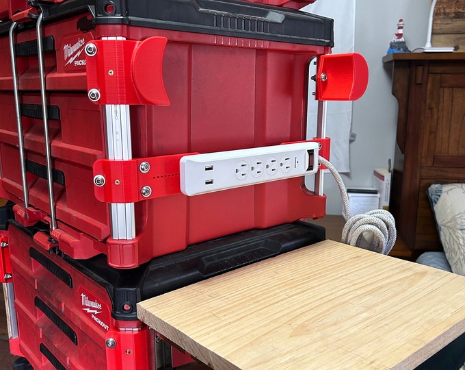 Easy Install Power Strip Mount | Milwaukee Packout Side Power Strip ...