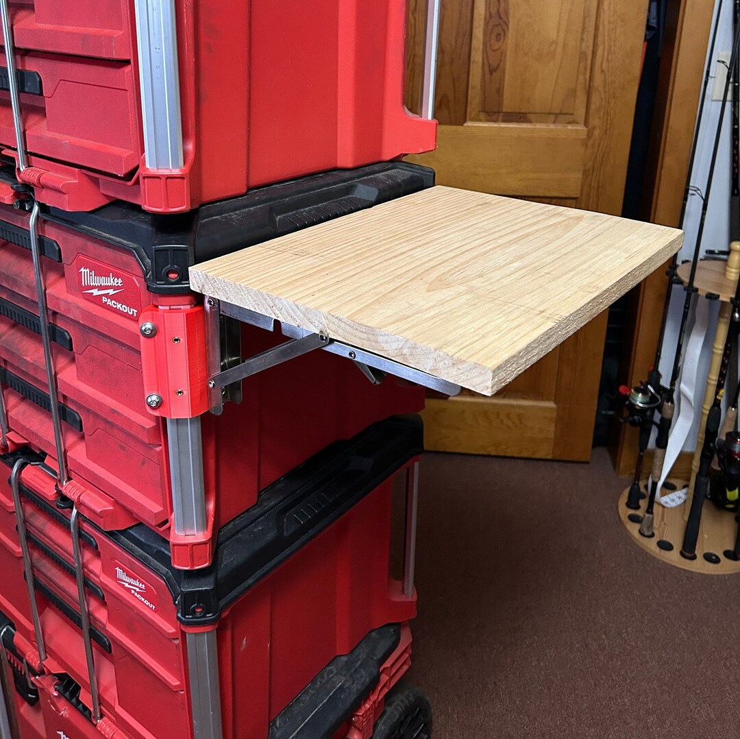 Easy Install Packout Folding Side Table Milwaukee Packout Side Table - Etsy