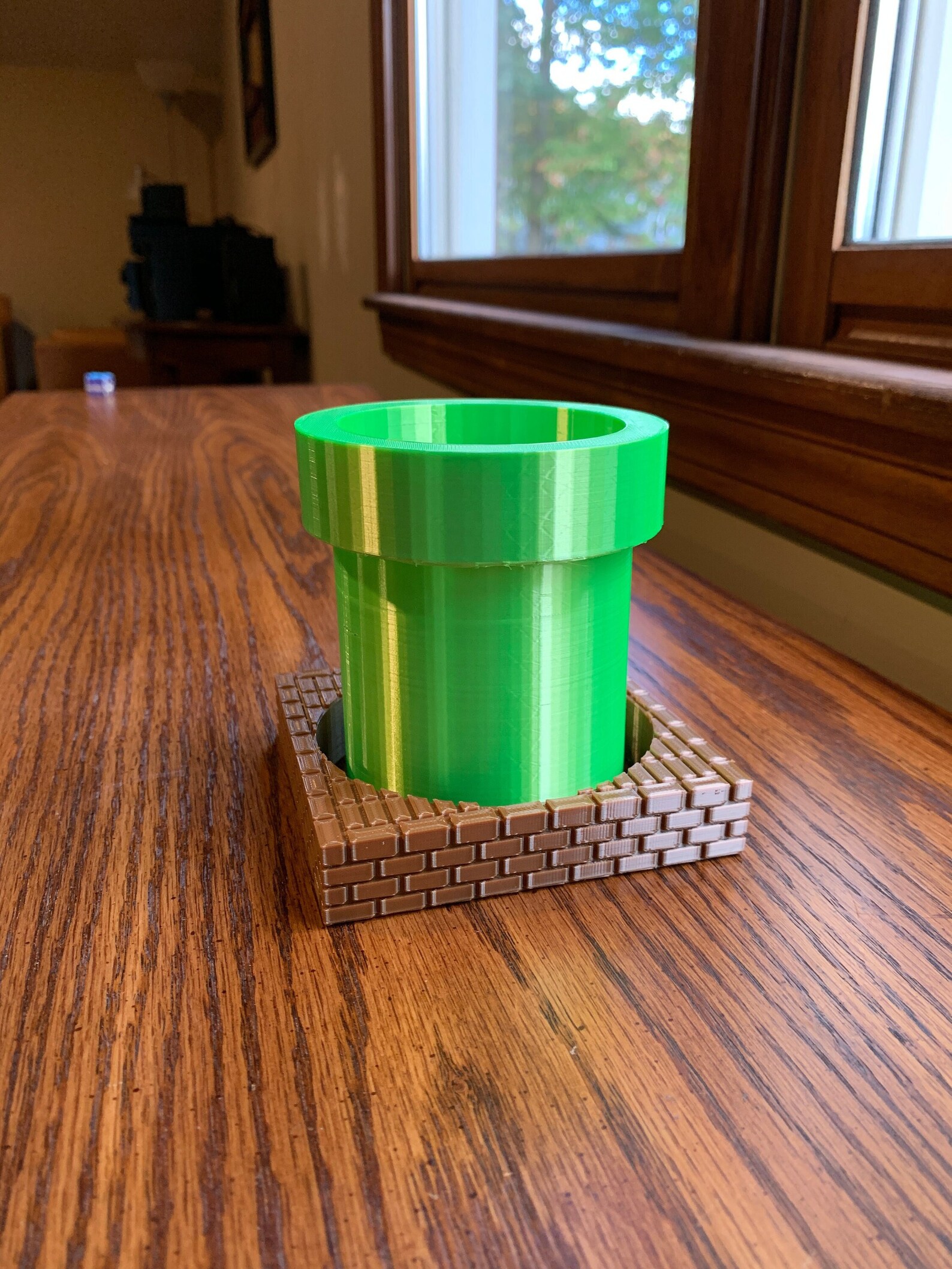 Super Mario Warp Tube Planter 3D Printed - Etsy