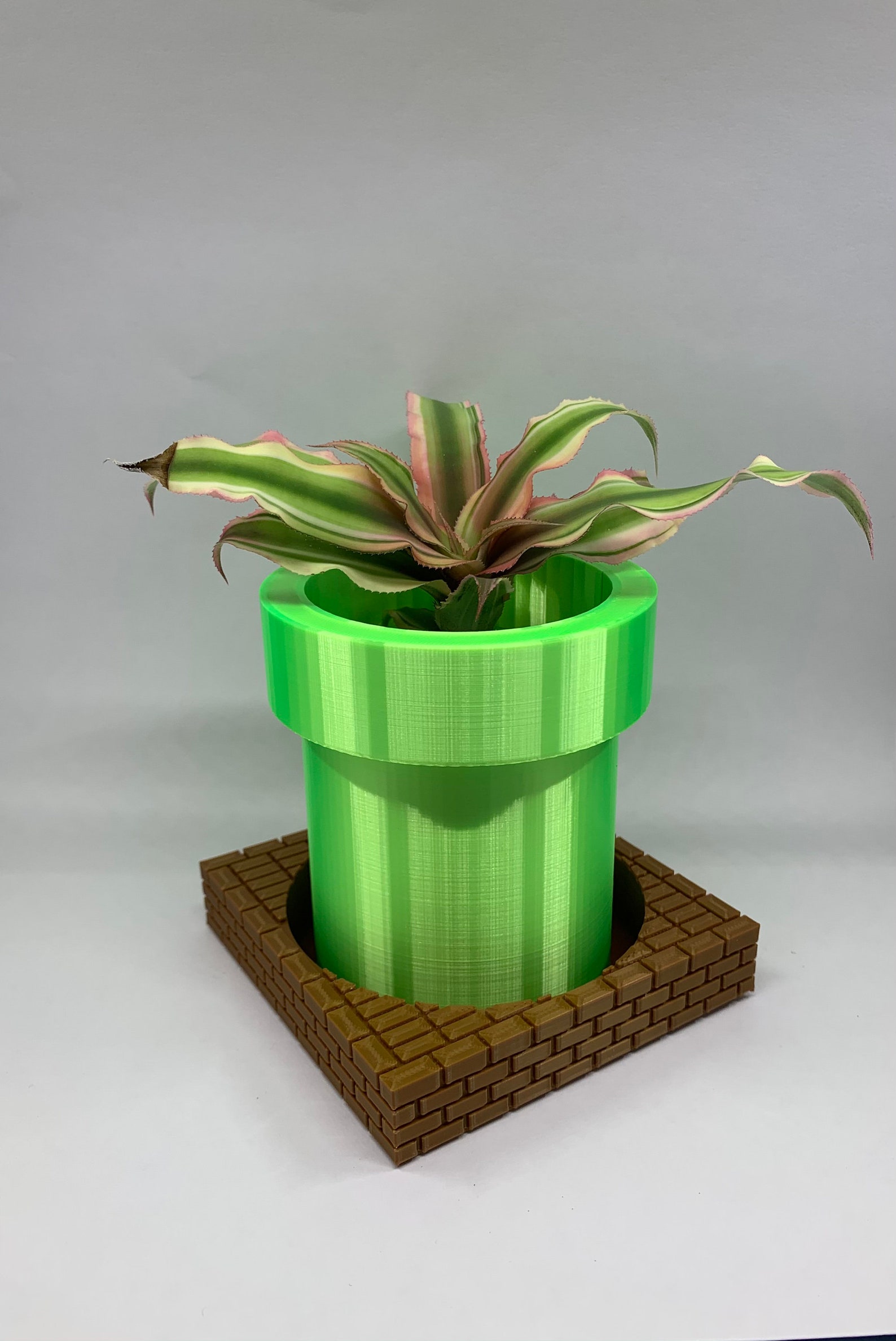 Super Mario Warp Tube Planter 3D Printed - Etsy