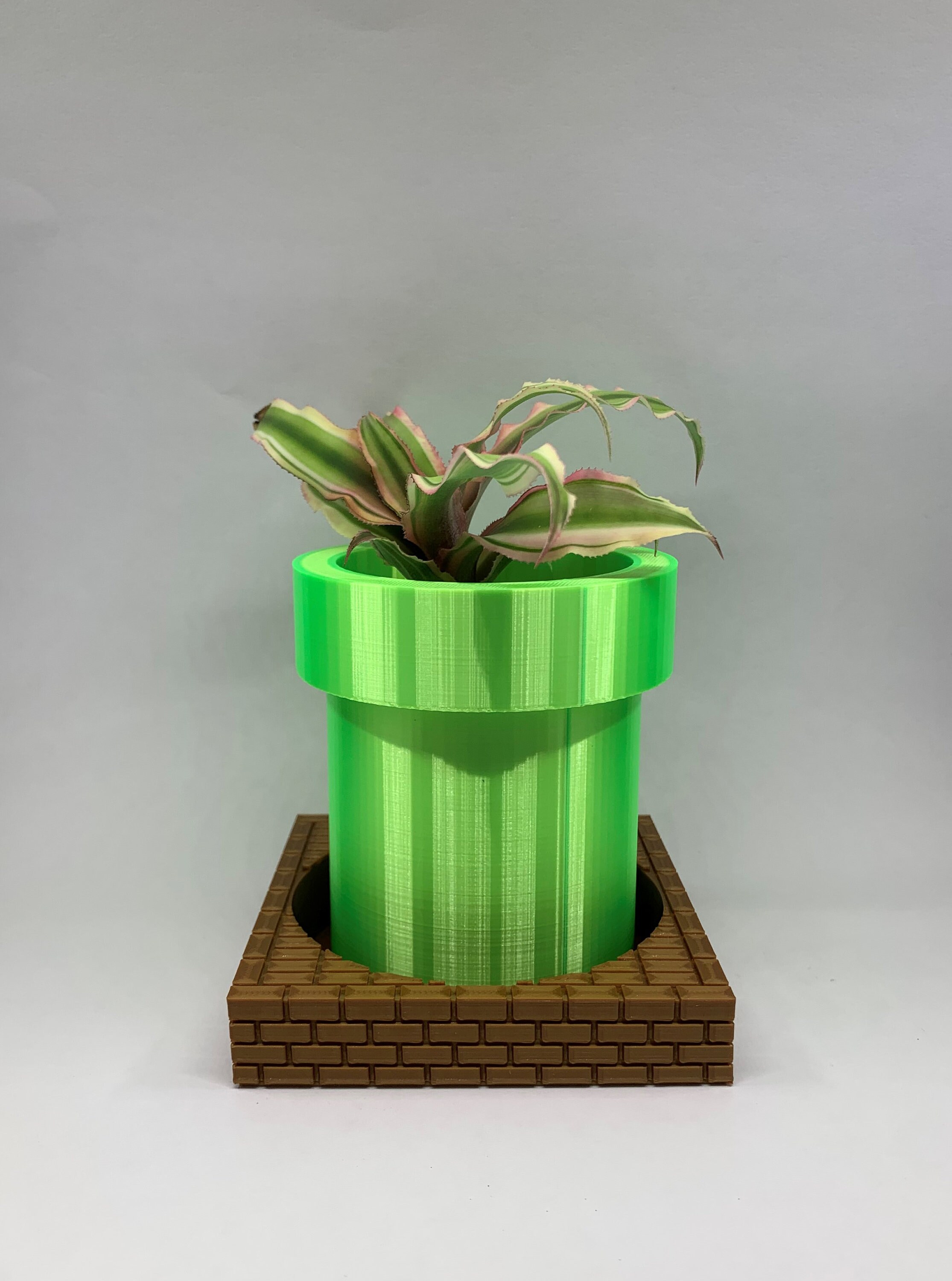 Super Mario Warp Tube Planter 3D Printed - Etsy