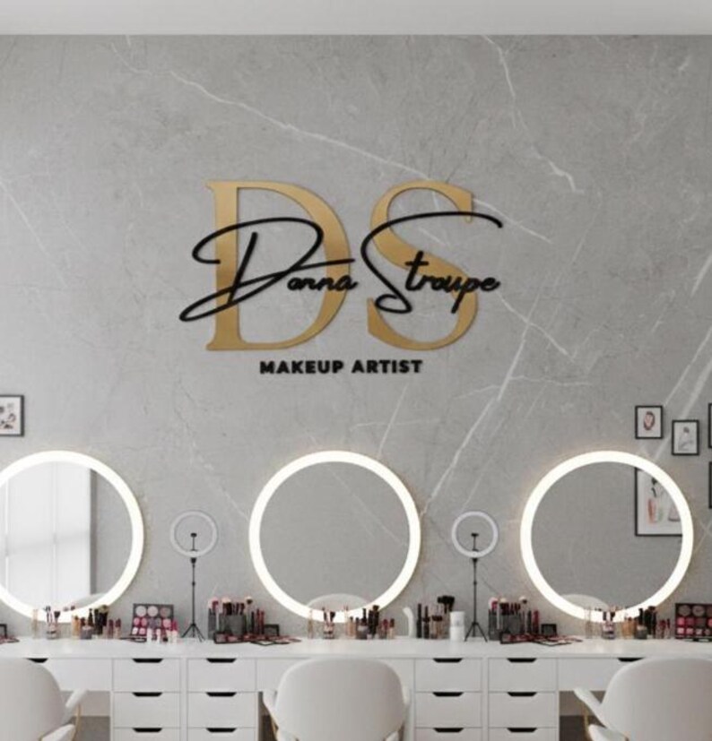 Custom Acrylic Logo Sign: Laser Cut Wall Logo for Studio or Spa - Etsy