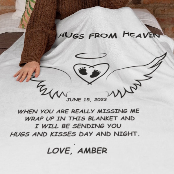 Hugs From Heaven Blanket - Etsy