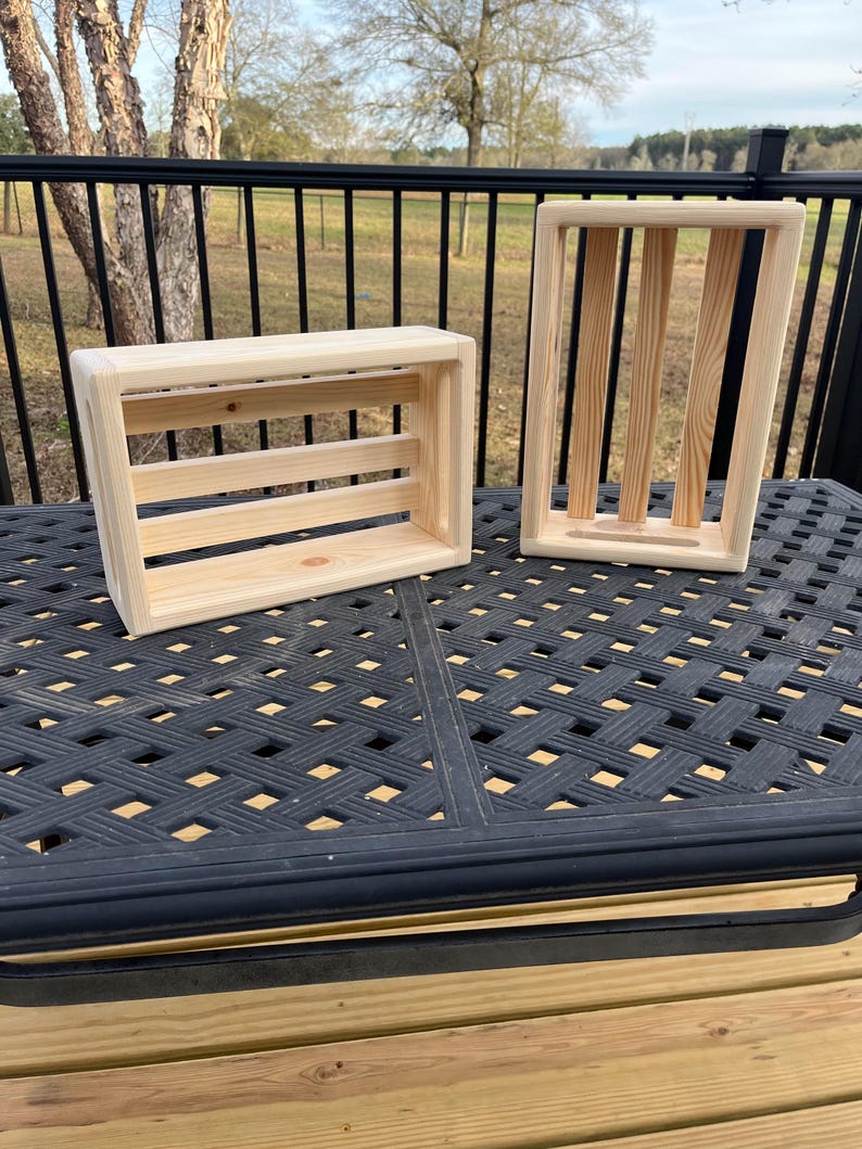 Basket Crate Box Wooden Pine for Kitchen, Bathroom, Parties, Pantries ...