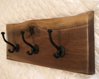 Live Edge Coat Racks - Etsy