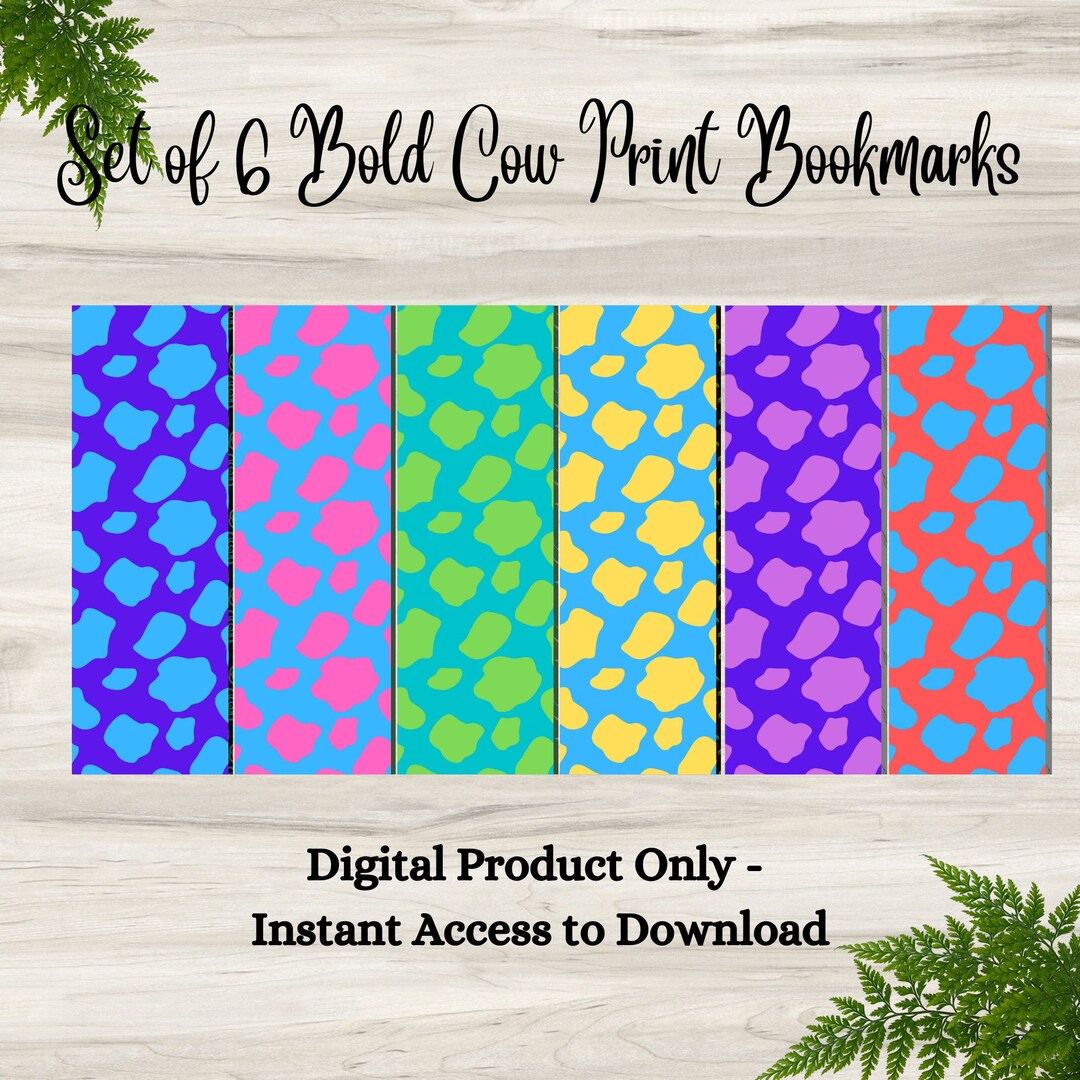 Digital Download Bookmark Formatted PDF Printable Bookmark Bookish Gift ...