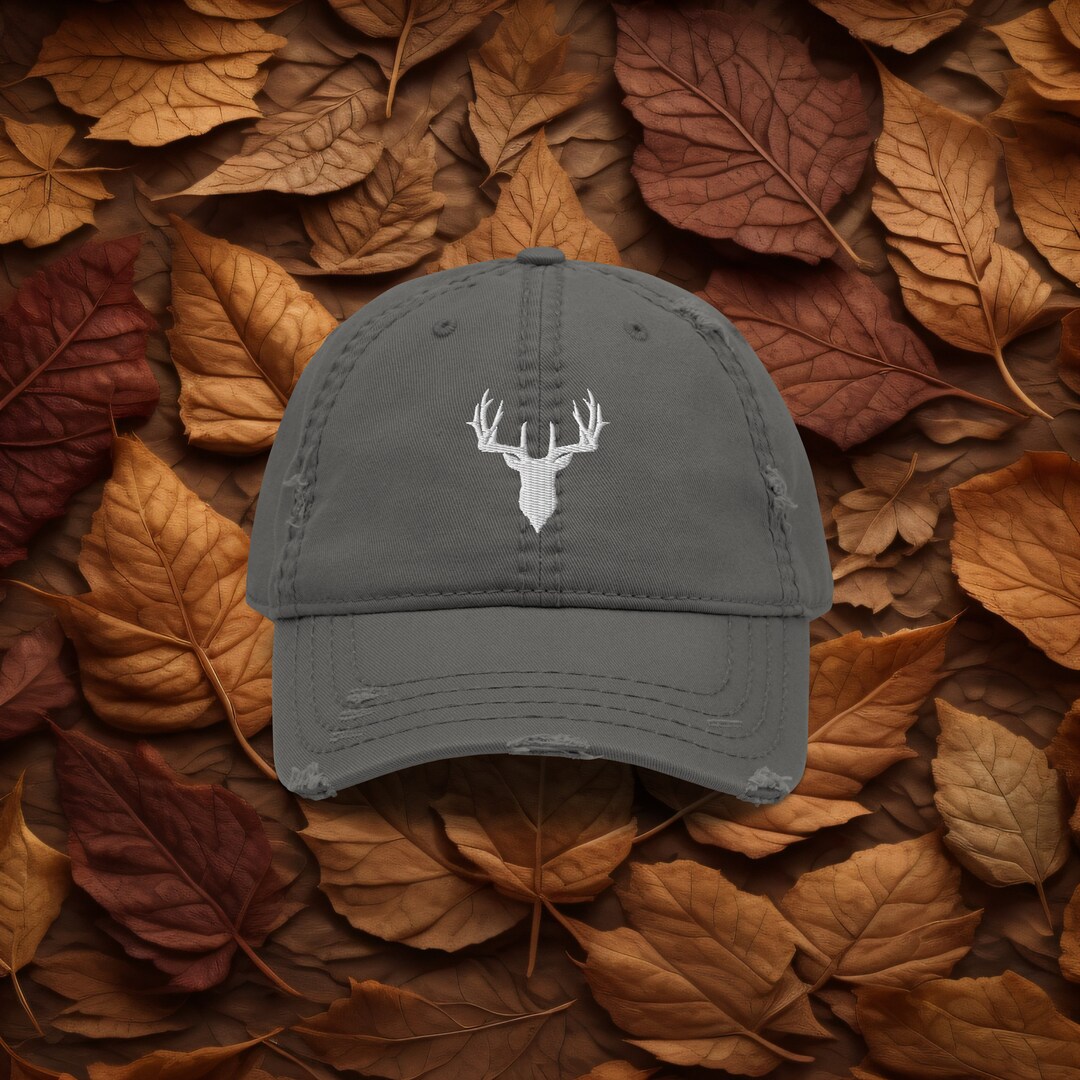 Deer Antler Outdoor Embroidered Baseball Hat - Etsy