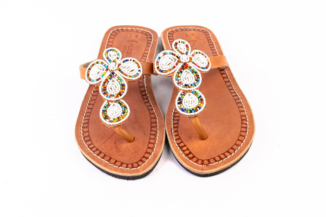 Maasai Sandals Beach Sandals Summer Shoes Maasai Open Shoes for Ladies ...
