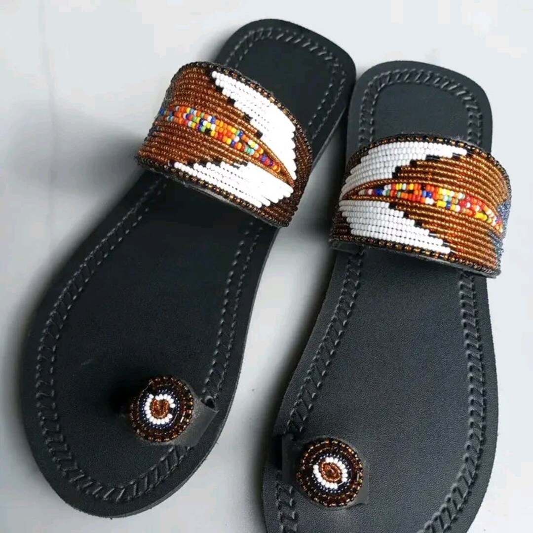 Maasai Sandals Beach Sandals Summer Shoes Maasai Open Shoes for Ladies ...