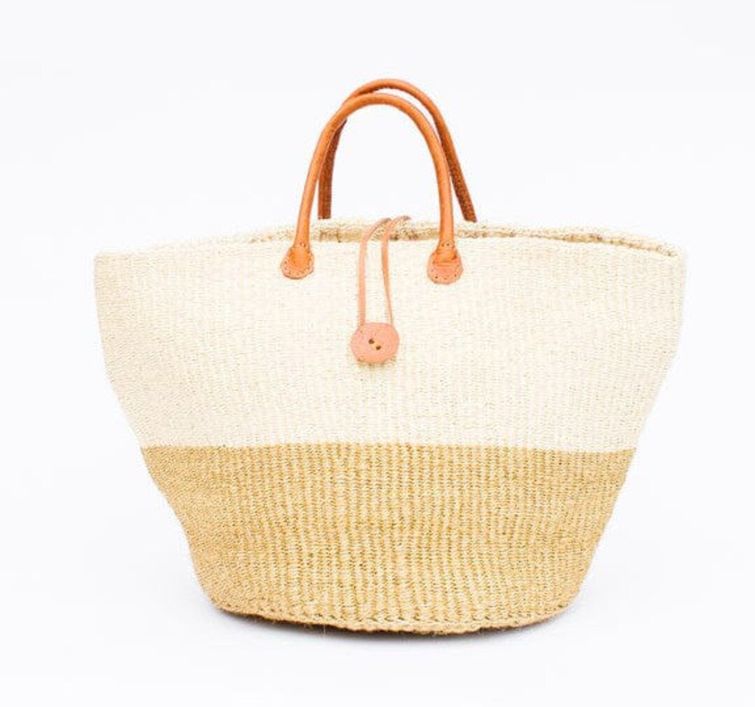 Large Shopper Bag Custom Made Bag Sisal Woven Shopping Bag African ...