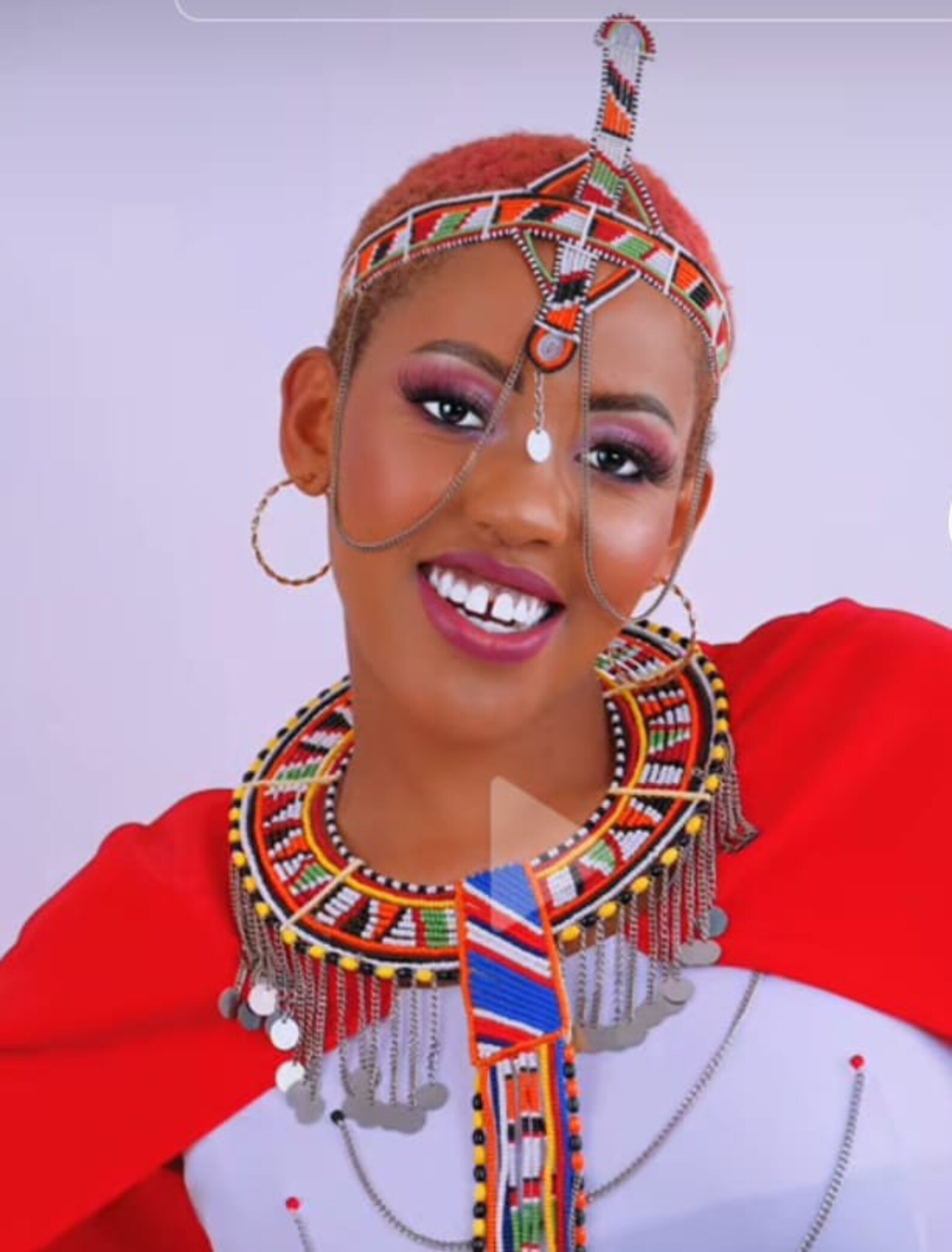 Maasai Wedding Necklace and Head Band African Wedding Necklace and ...