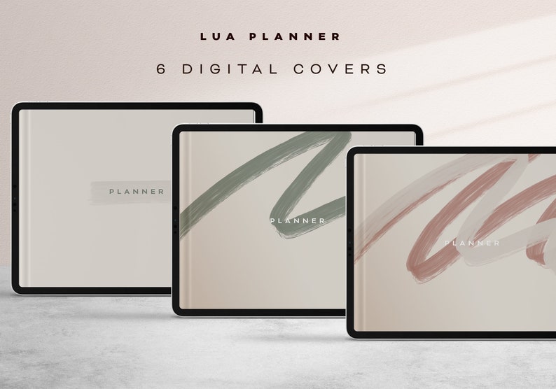 6 Digital Planner Covers goodnotes Cover for Planner ipad - Etsy