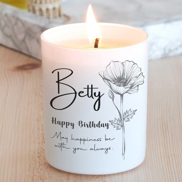 Your Secret Message in Qr Code, Custom Candle Gift for Her or Him ...