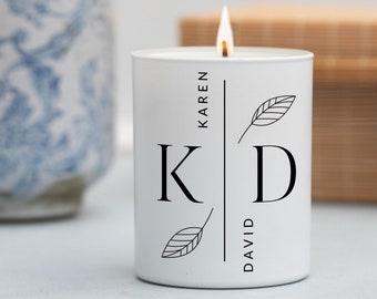 Monogram Candle - Etsy