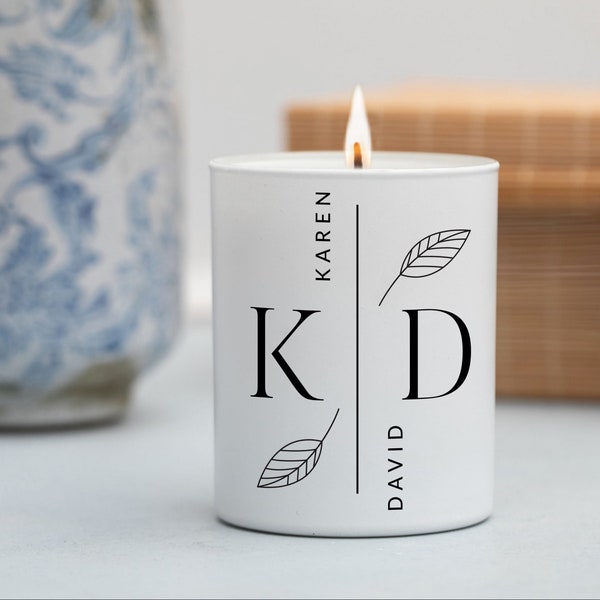 Monogram Candle - Etsy