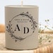 Wedding Invitation Candle, Personalized Save the Date Invitation Candle ...