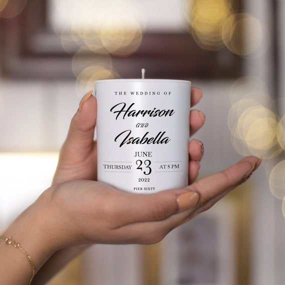 Candle As Wedding Invitation