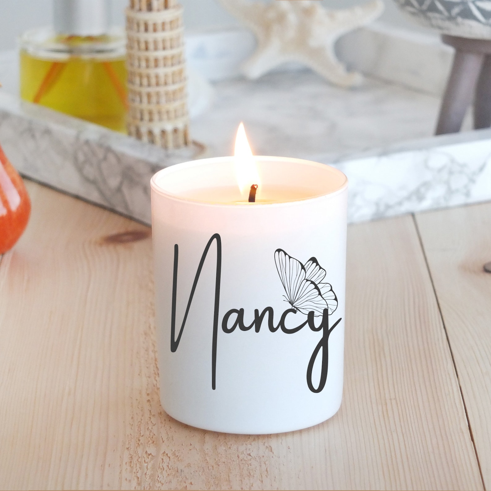 Customized Name Candle Personalized Unique Gift for Her - Etsy