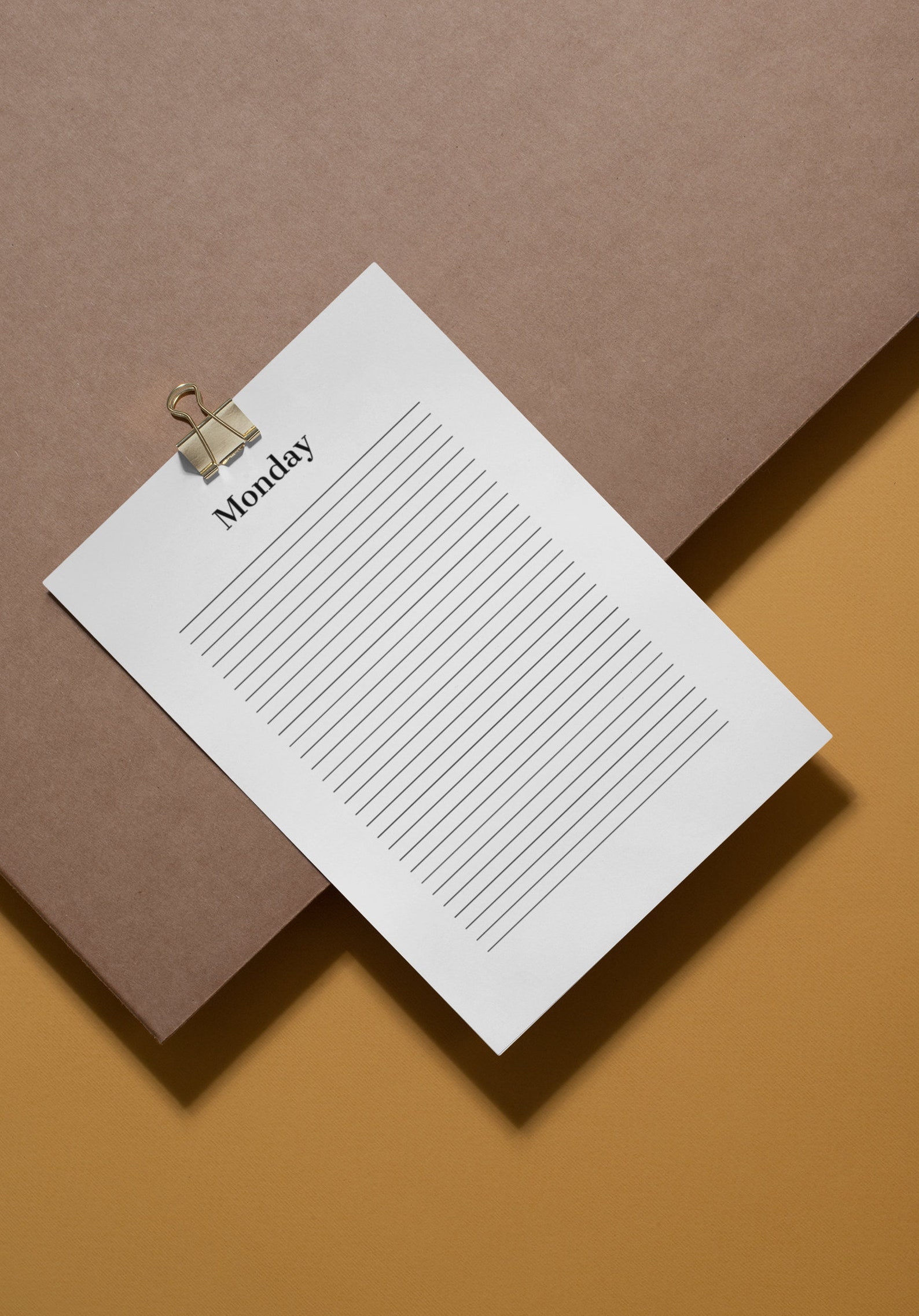 Minimalist Daily Planner Cards | Letter Size Printable (PDF) - Etsy