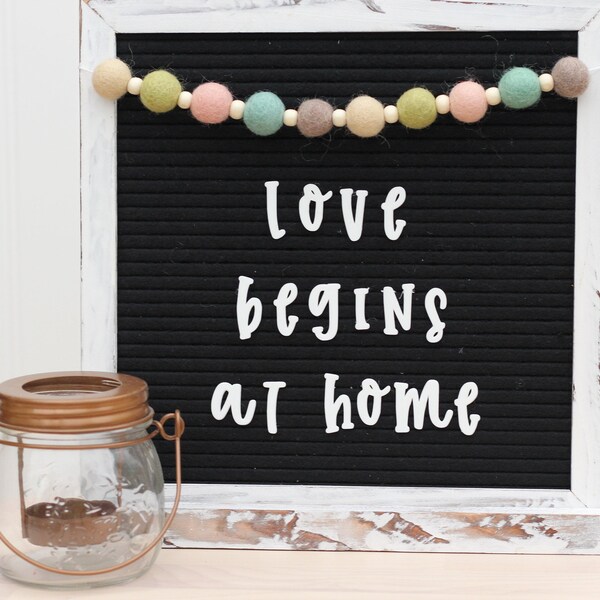 Letter Board Garland - Etsy