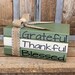 Grateful Thankful Blessed Mini Book Stack: Tiered Tray Decor, Shelf ...
