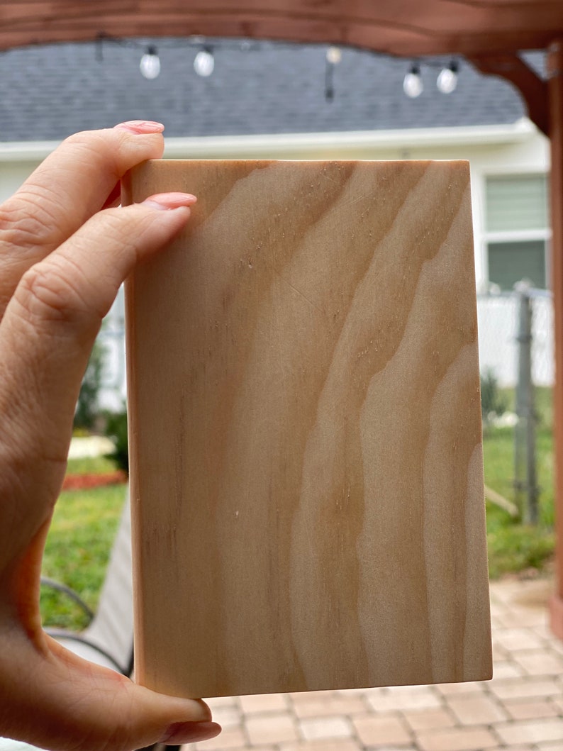 Blank Unfinished Mini Book Stack DIY Wooden Books Tiered - Etsy