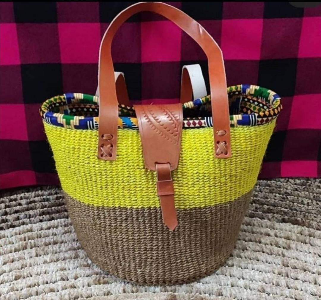 Beautiful African Boho Bag /kiondo /sisal Bags - Etsy
